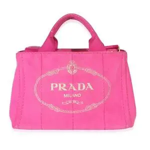 Prada Canvas Tote - Pink