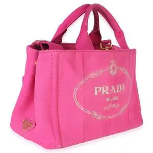 Prada Canvas Tote - Pink