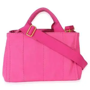 Prada Canvas Tote - Pink