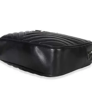 Saint Laurent Matelasse Calfskin Lou Camera Bag - Black