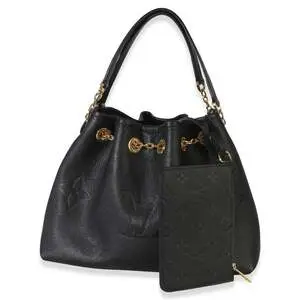 LOUIS VUITTON Monogram Giant Empreinte Shoulder Bag - Black