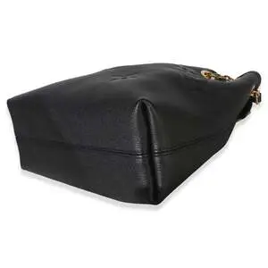 LOUIS VUITTON Monogram Giant Empreinte Shoulder Bag - Black