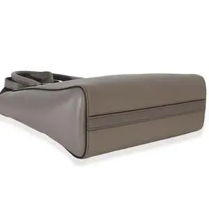 Prada Saffiano Leather Top Handle Tote - Gray