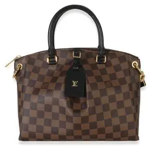 LOUIS VUITTON Damier Ebene Canvas Odeon Tote Pm - Brown
