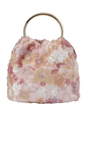 OLGA BERG Alfie Floral Sequin Bag