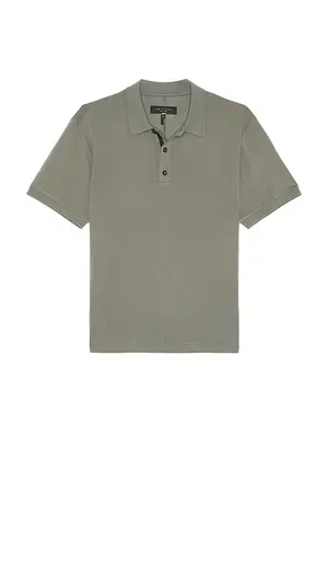 Rag & Bone Tech Pique Slim Polo In . Also - Grey
