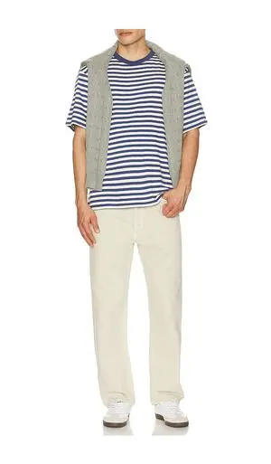 DUNST Striped Tee Shirt In . Also