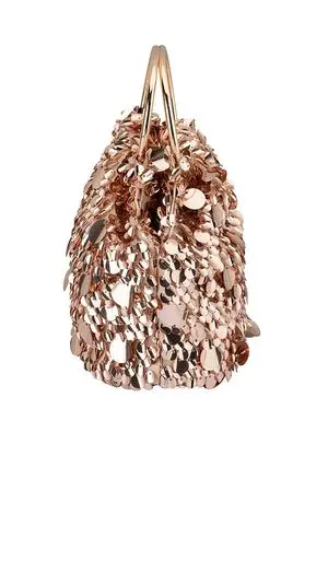 OLGA BERG Vera Sequin Top Handle Bag