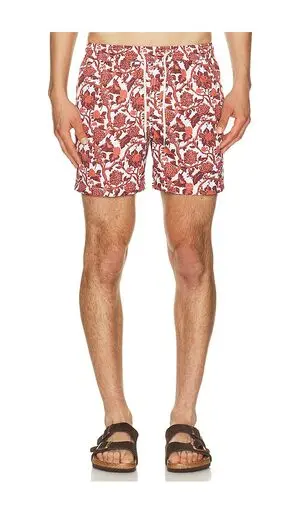 ARRELS BARCELONA Kabak X Lazaro Rosa Violan Classic Swim Shorts - Red