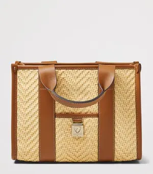 ASPINAL OF LONDON Raffia Henley Tote Bag