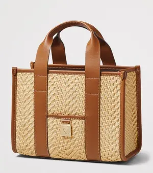 ASPINAL OF LONDON Raffia Henley Tote Bag