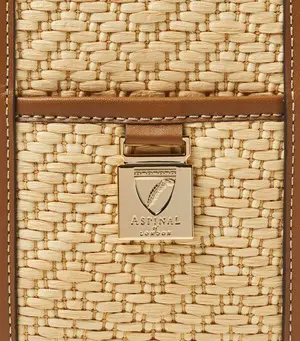 ASPINAL OF LONDON Raffia Henley Tote Bag