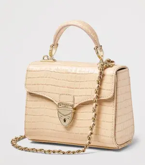 ASPINAL OF LONDON Mini Mayfair Top-handle Bag - Brown
