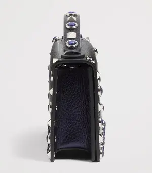 Valentino Garavani Leather Rockstud Chain Wallet