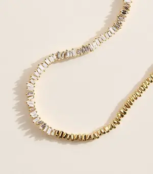 SUZANNE KALAN Yellow Diamond Tennis Necklace