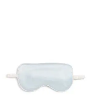 Olivia Von Halle Silk Audrey Eye Mask - Blue