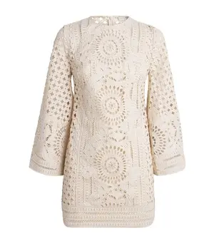 Zimmermann Indra Mini Dress - Beige