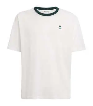 AMI Paris Cotton De Coeur T-shirt - White