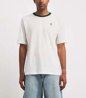 AMI Paris Cotton De Coeur T-shirt - White