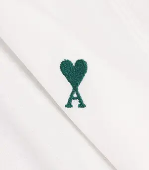 AMI Paris Cotton De Coeur T-shirt - White