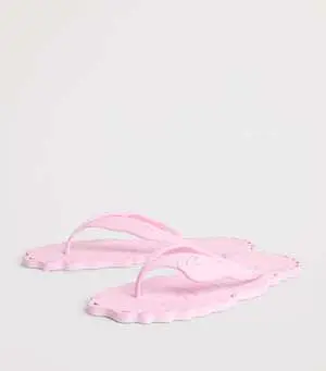 Zimmermann Seafoam Flip Flops - Pink