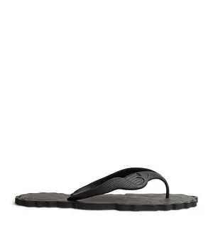 Zimmermann Seafoam Flip Flops - Black