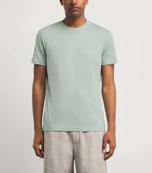 Sunspel Supima Cotton Riviera T-shirt - Green