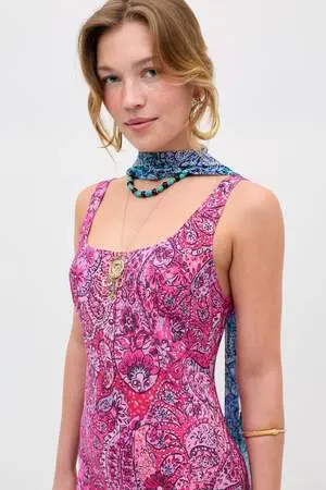 Rixo Bondi Paisley Floral Maxi Dress