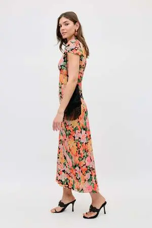 Rixo Cathy Chelsea Floral Dress - Orange