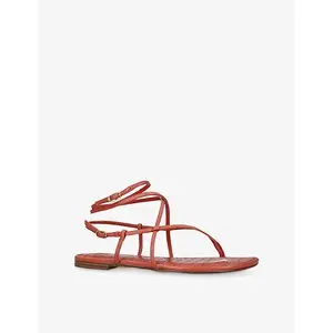 Sam Edelman Clarra Leather Sandals - Red