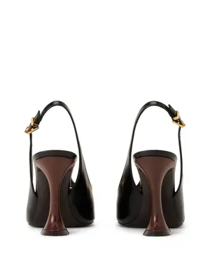 LANVIN Affinity Arch Slingback Pumps - Black
