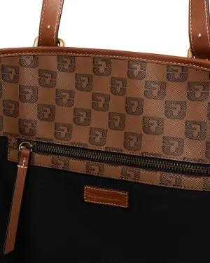 Gerard Darel Monogram Canvas Tote