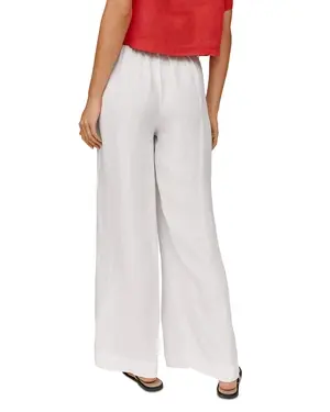 Bella Dahl Pintuck Wide Leg Linen Pants