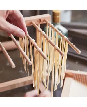 VERVE CULTURE Beechwood Collapsible Pasta Drying Rack
