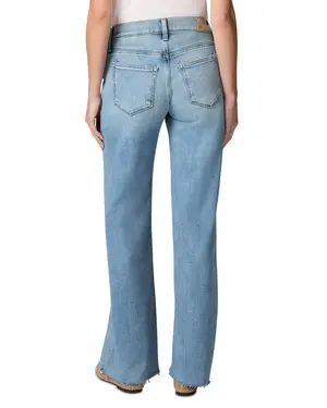 Paige Anessa High Rise Wide Leg Maternity Jeans - Explorer