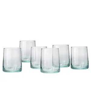 VERVE CULTURE Small Cone Glass, Set Of 6 - Clear