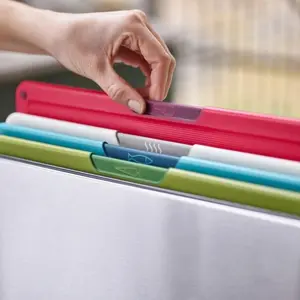 JOSEPH JOSEPH Folio Steel Chopping Boards, 4-piece Set - Multi-color