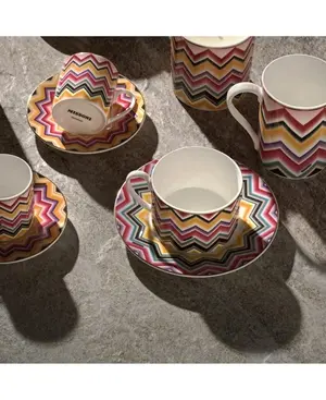Missoni Marrakech Tea Cup & Saucer, Set Of 2 - Multicolor