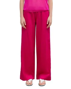LESET Yoko Pocket Pants - Amaranth