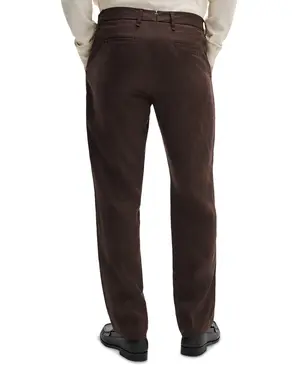 Rag & Bone Evan Linen Trousers - Rust Brown