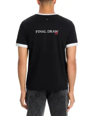 Rag & Bone World Cup Star Ringer T-shirt - Black