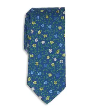 Ted Baker London Westmoor Classic Vine Floret Neck Tie - Teal