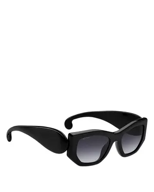 Etro Paisley Geometric Sunglasses, 53mm - Black