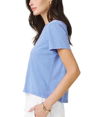 Splendid Seashell Embellished Tee - Azure