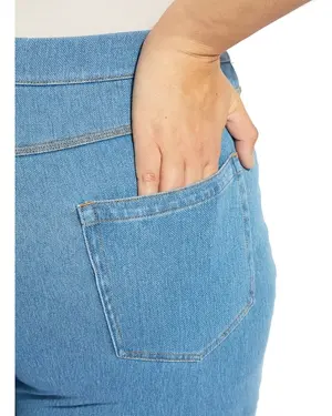 Lyssé Billie Eyelet Straight Jeans