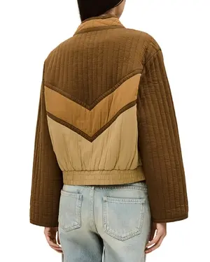 Ba&sh Quilted Button-detailed Jacket