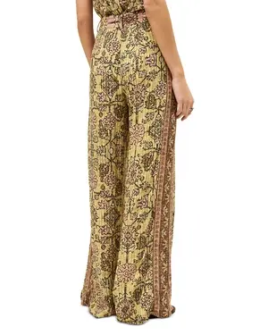 Ba&sh Pali Printed Viscose Trousers