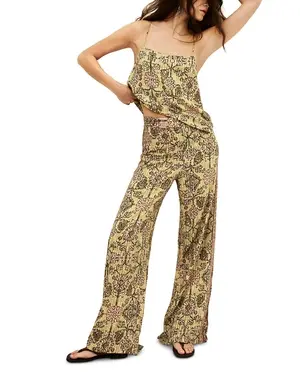 Ba&sh Pali Printed Viscose Trousers