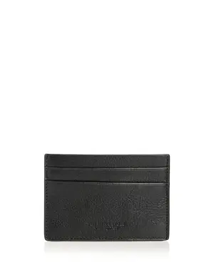 Bloomingdale'S Moto Leather Card Case Exclusive - Black
