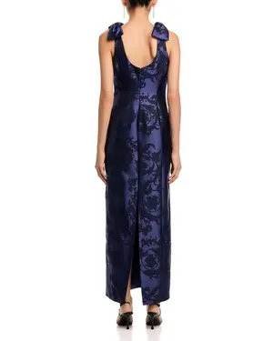 MILLY Kaelynn Floral Jacquard Dress